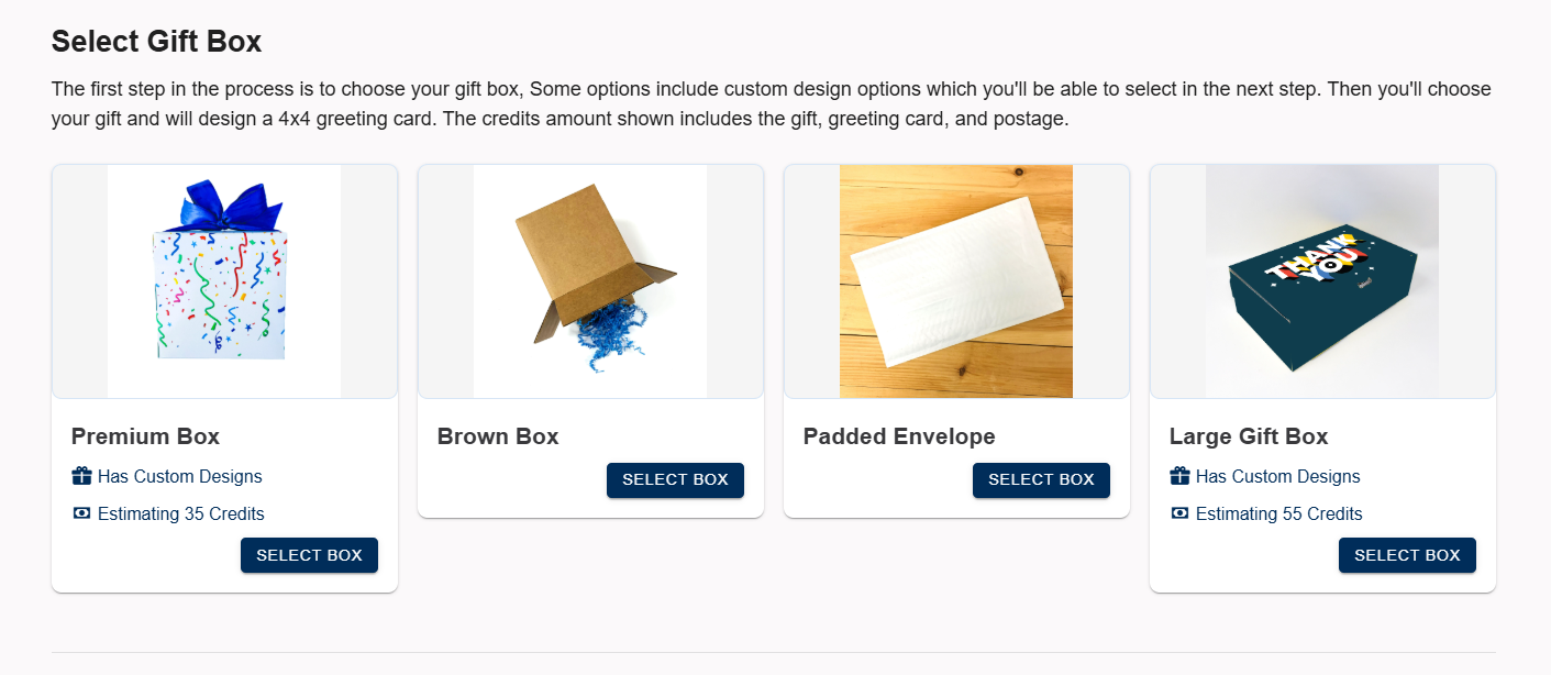 Creating a Gift